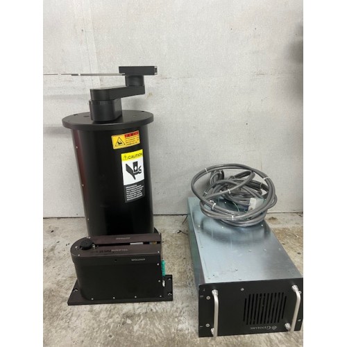 Genmark GENCOBOT 4/3L 3LA110420 Robot w/9800107021 small controller and RPO110466 Pre Aligner